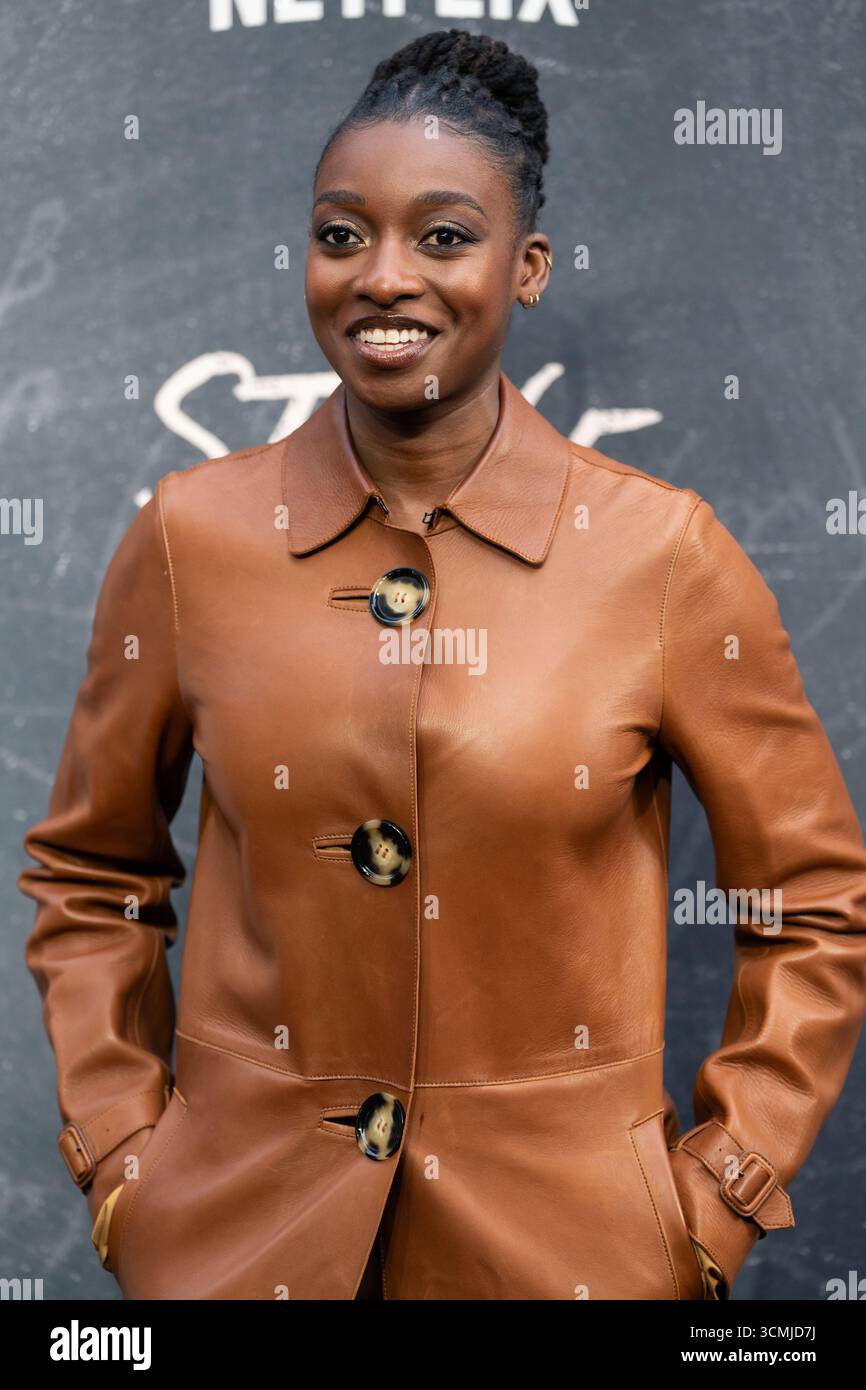 Little Simz attends the "Steve" UK Premiere at the Curzon Mayfair ...