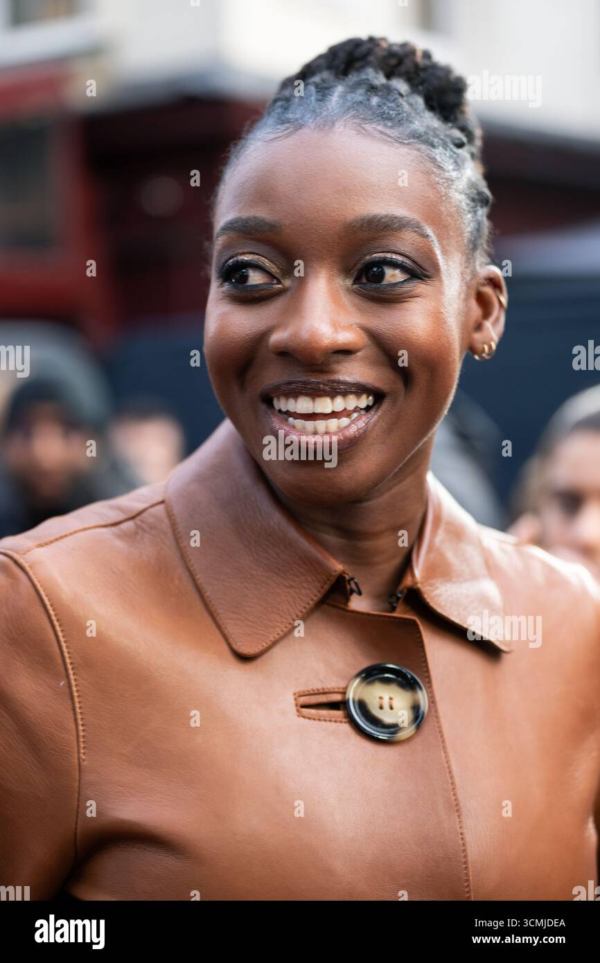 Little Simz attends the "Steve" UK Premiere at the Curzon Mayfair ...