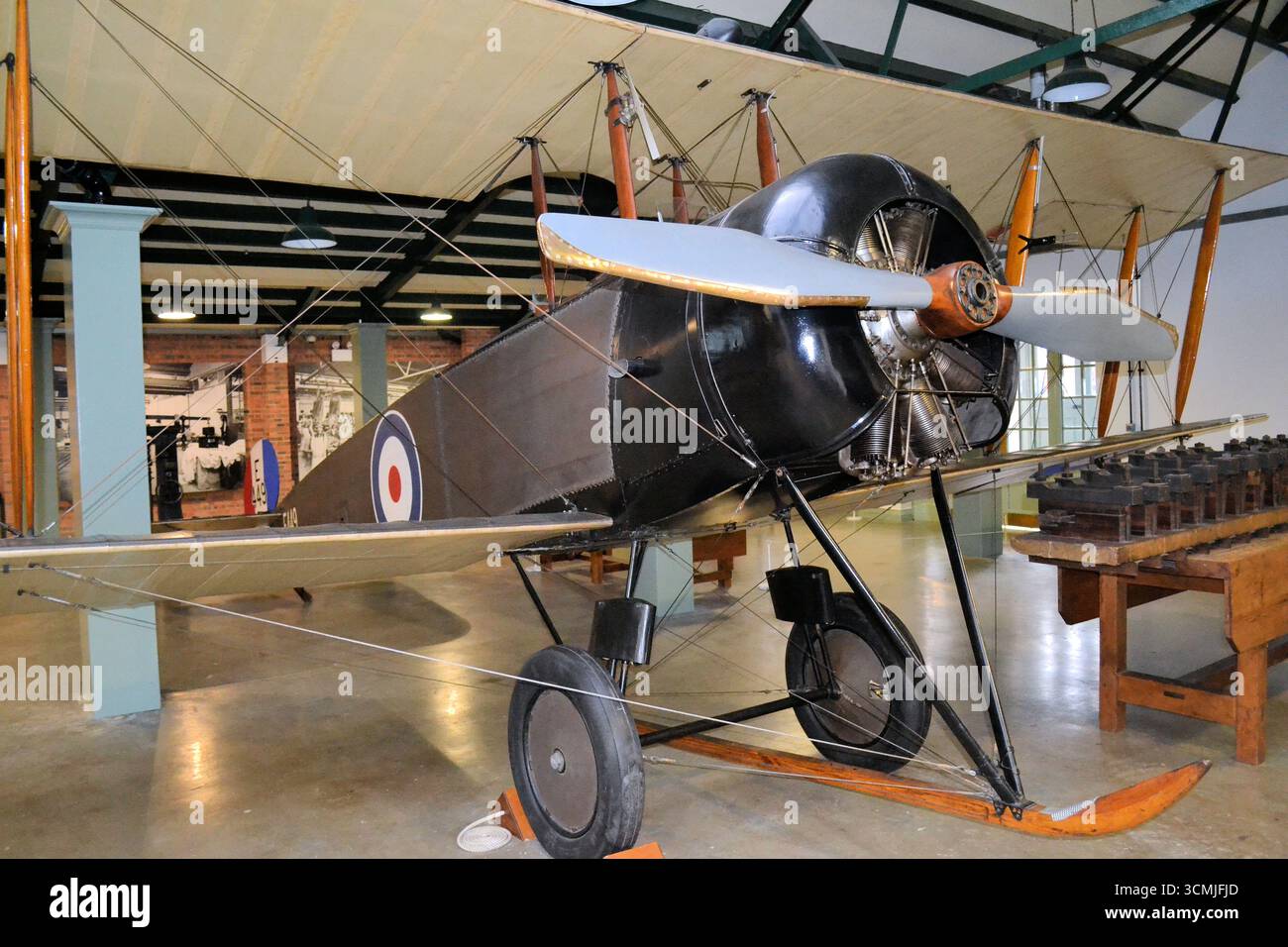 Avro 504 , RAF Museum collection; composite of two aircraft ! Stock ...