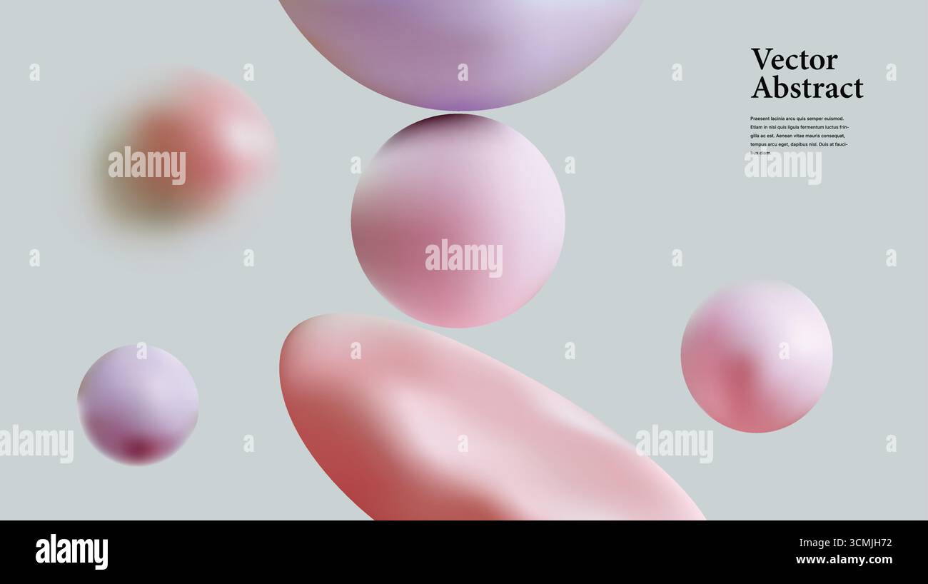 Airy floating shapes Stock Vector Images - Alamy