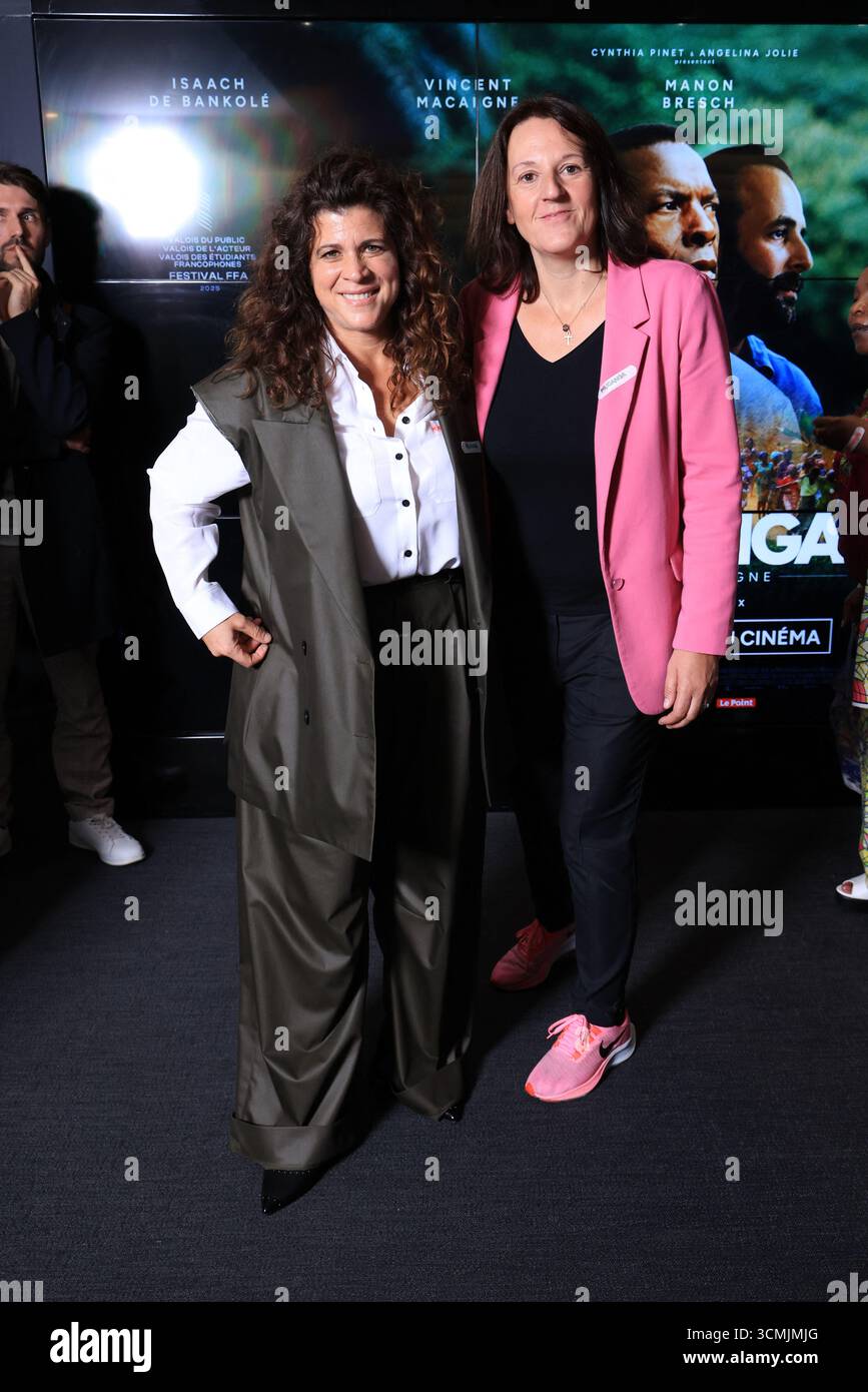 Marie-Helene Roux and Cynthia Pinet attend the photocall for the ...