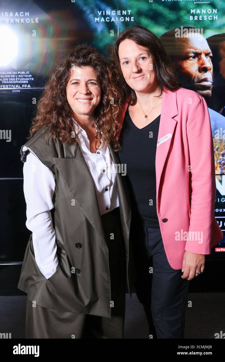 Marie-Helene Roux and Cynthia Pinet attend the photocall for the ...