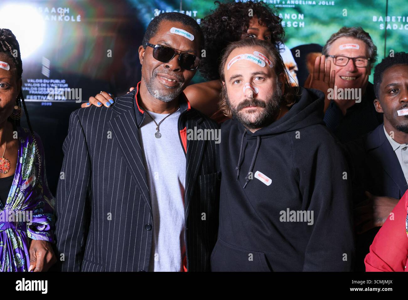 Isaach de Bankolé and Vincent Macaigne attend the photocall for the ...
