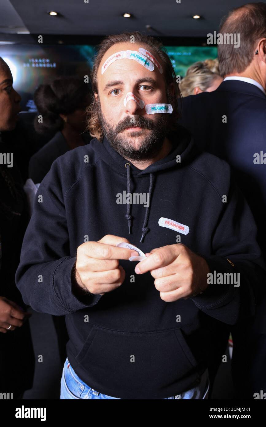 Vincent Macaigne attends the photocall for the premiere of Muganga held ...