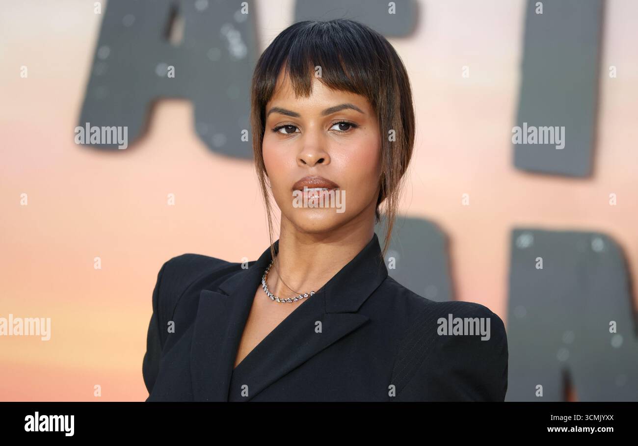 Sabrina Elba attends the "One Battle After Another" London Premiere at ...