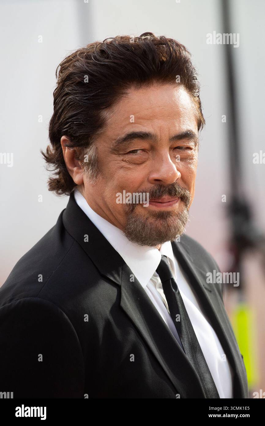 London, UK. 16 Sep, 2025. Pictured: Benecio del Toro attends the 'One ...
