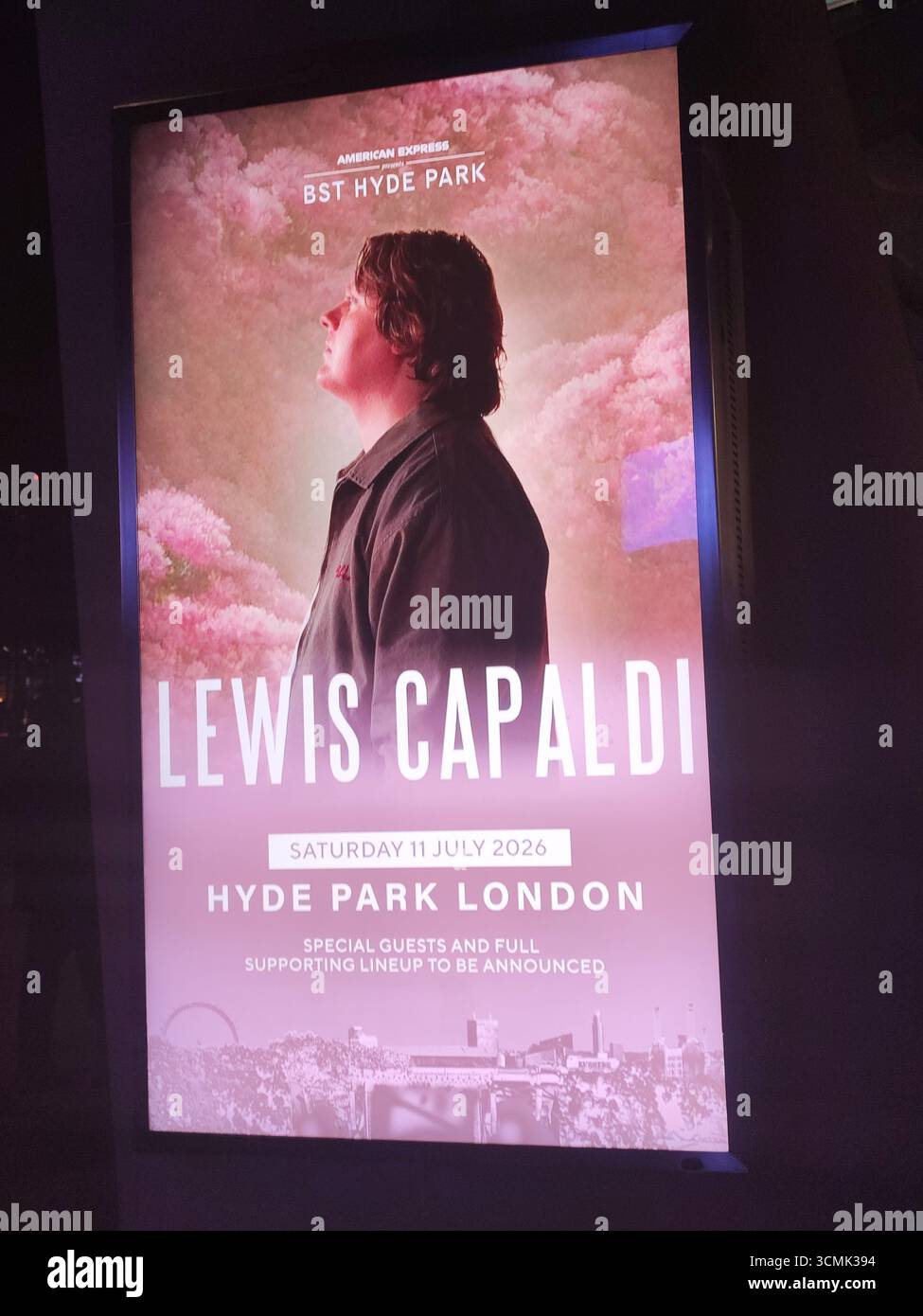 London UK 16th September 2025 Lewis Capaldi UK Tour o2 Arena Stock ...