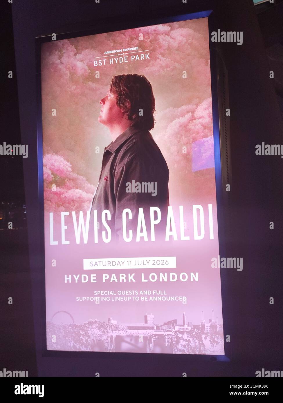 London UK 16th September 2025 Lewis Capaldi UK Tour o2 Arena Stock ...