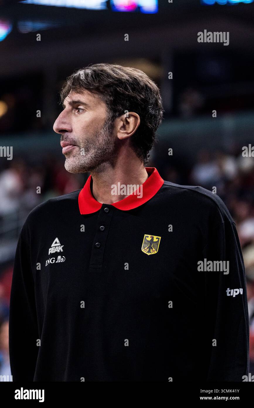 Alex Mumbru (Bundestrainer Deutschland) FIBA EuroBasket 2025: Gold T ...