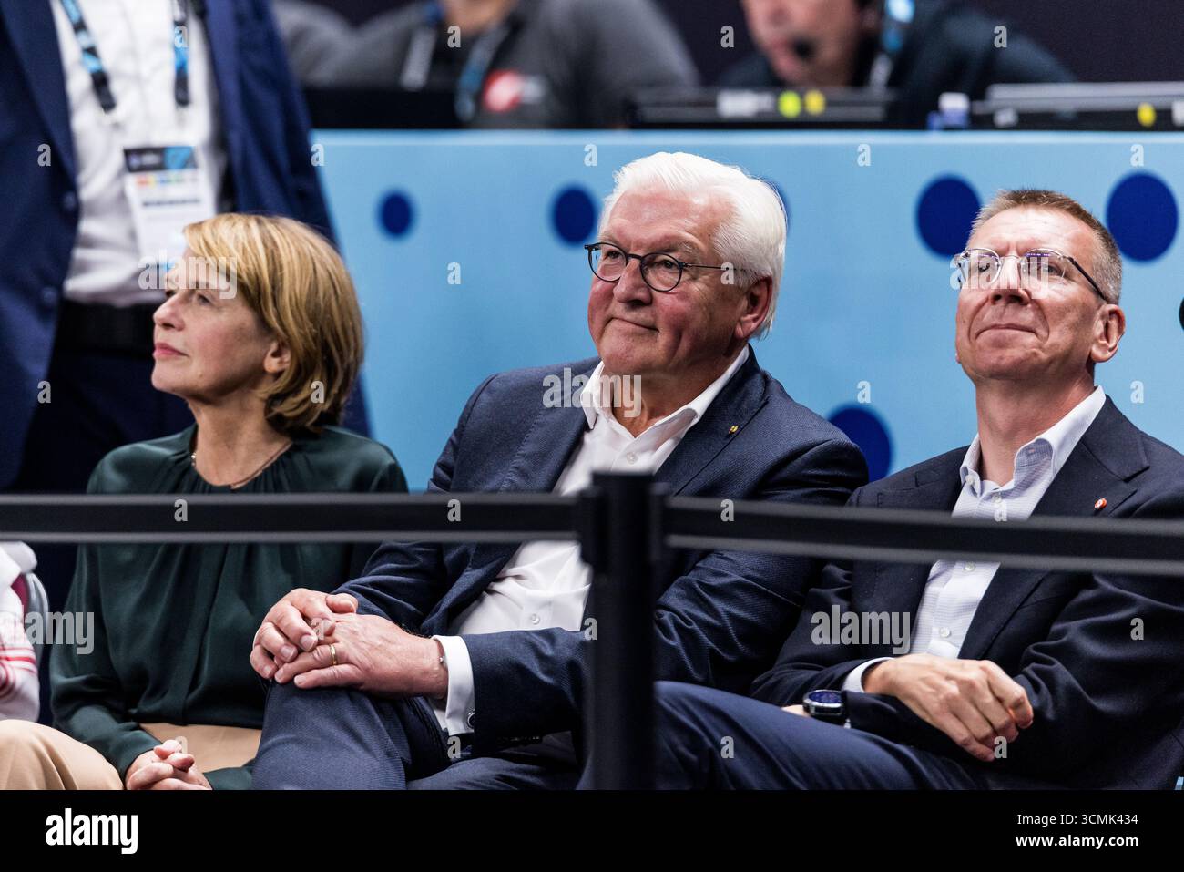 Elke B?denbender und Frank-Walter Steinmeier (Bundespr?sident ...