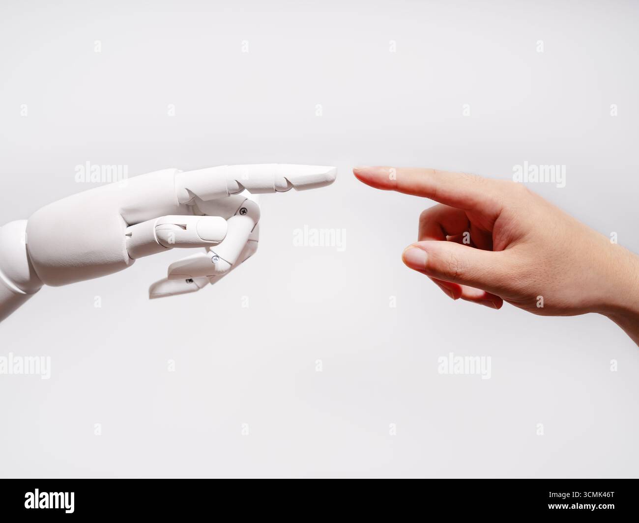 Human robot touch connection hi-res stock photography and images - Alamy