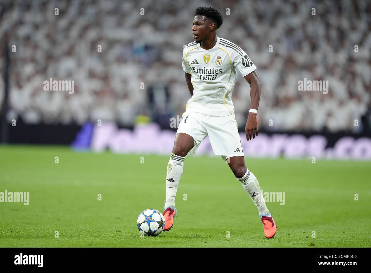 Aurélien Tchouaméni of Real Madrid CF is seen during the UEFA Champions ...
