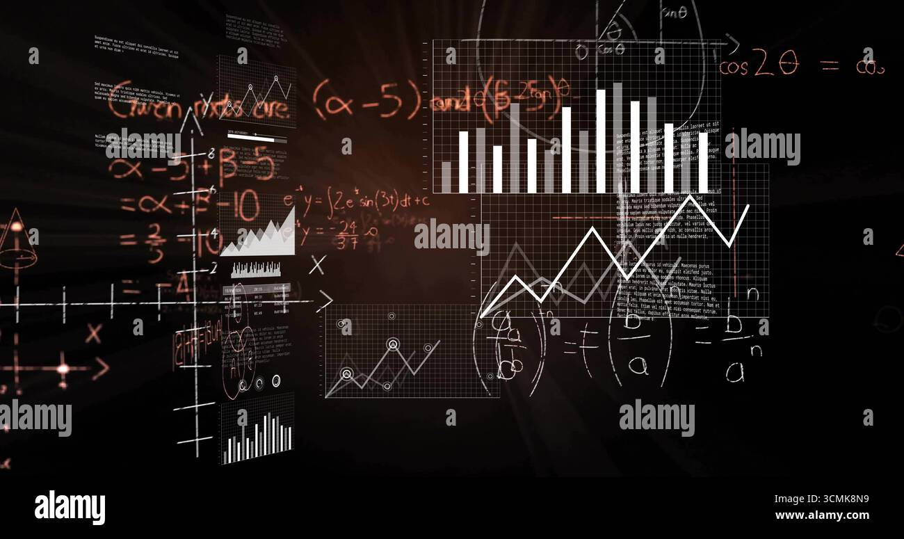 Math symbols charts graphs hi-res stock photography and images - Alamy