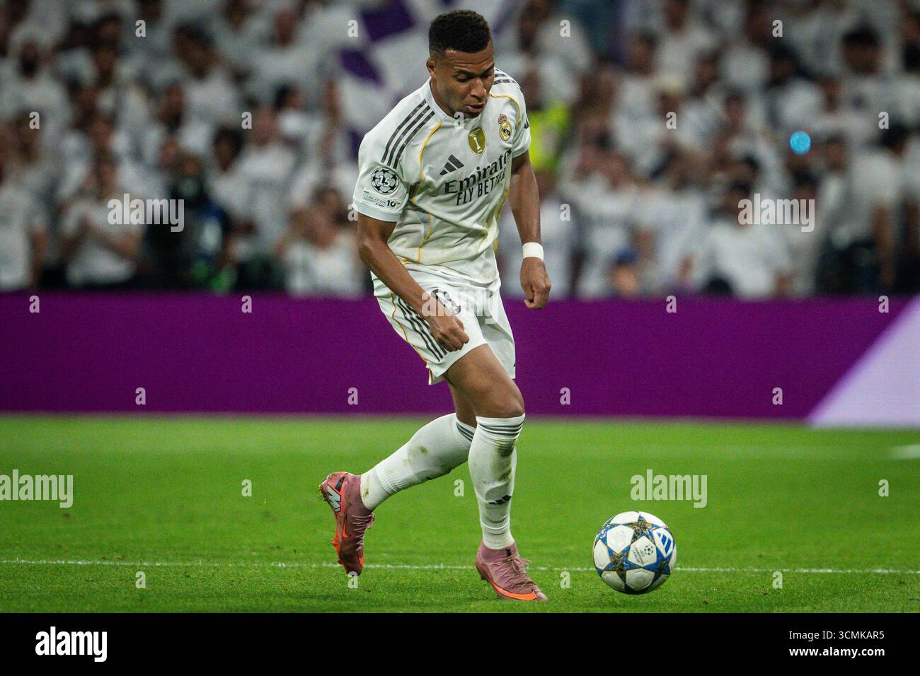Kylian MBAPPE of Real Madrid during the UEFA Champions League, League ...
