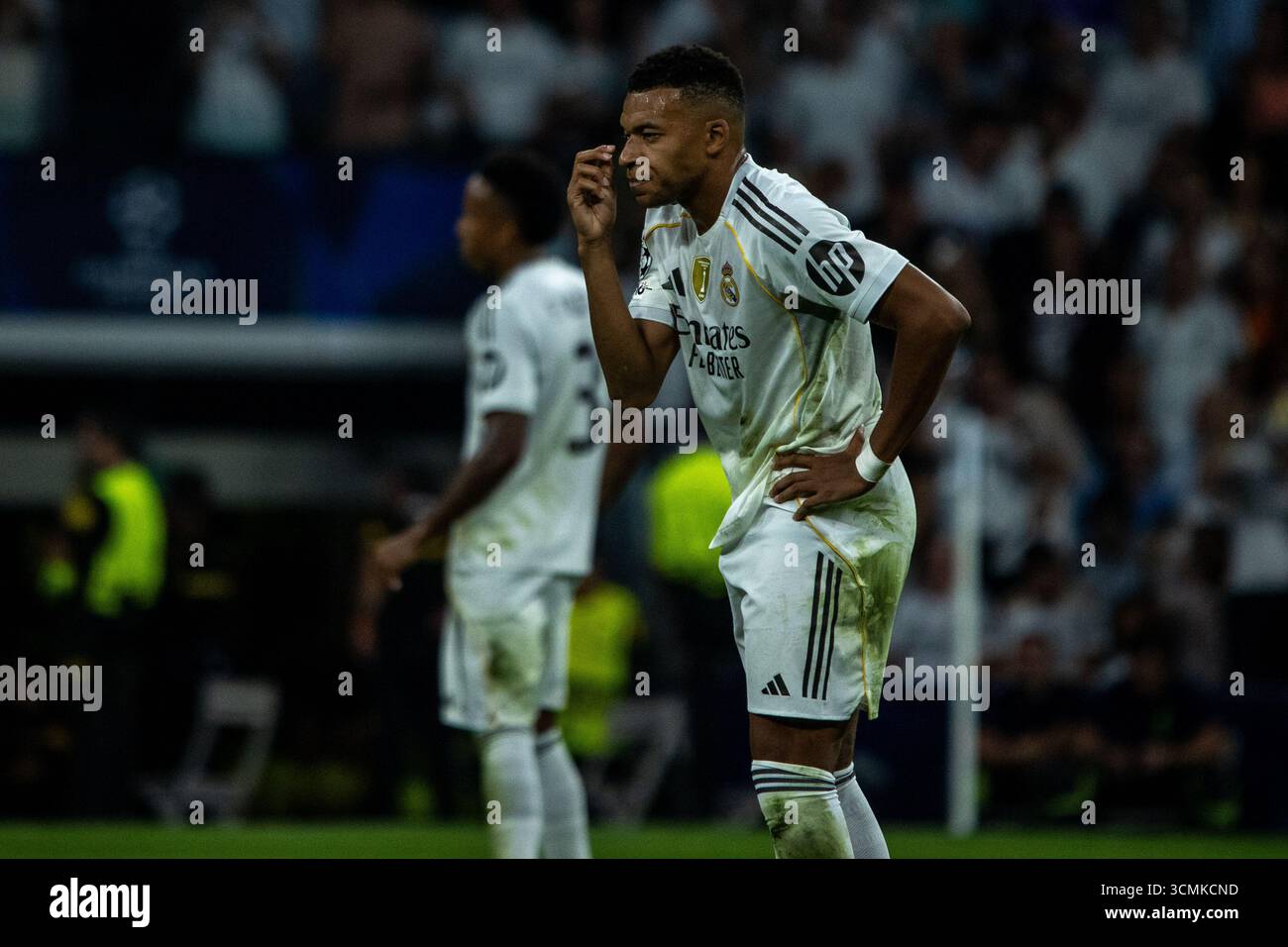 Kylian Mbappé, Real Madrid player seen during the UEFA Champions League ...
