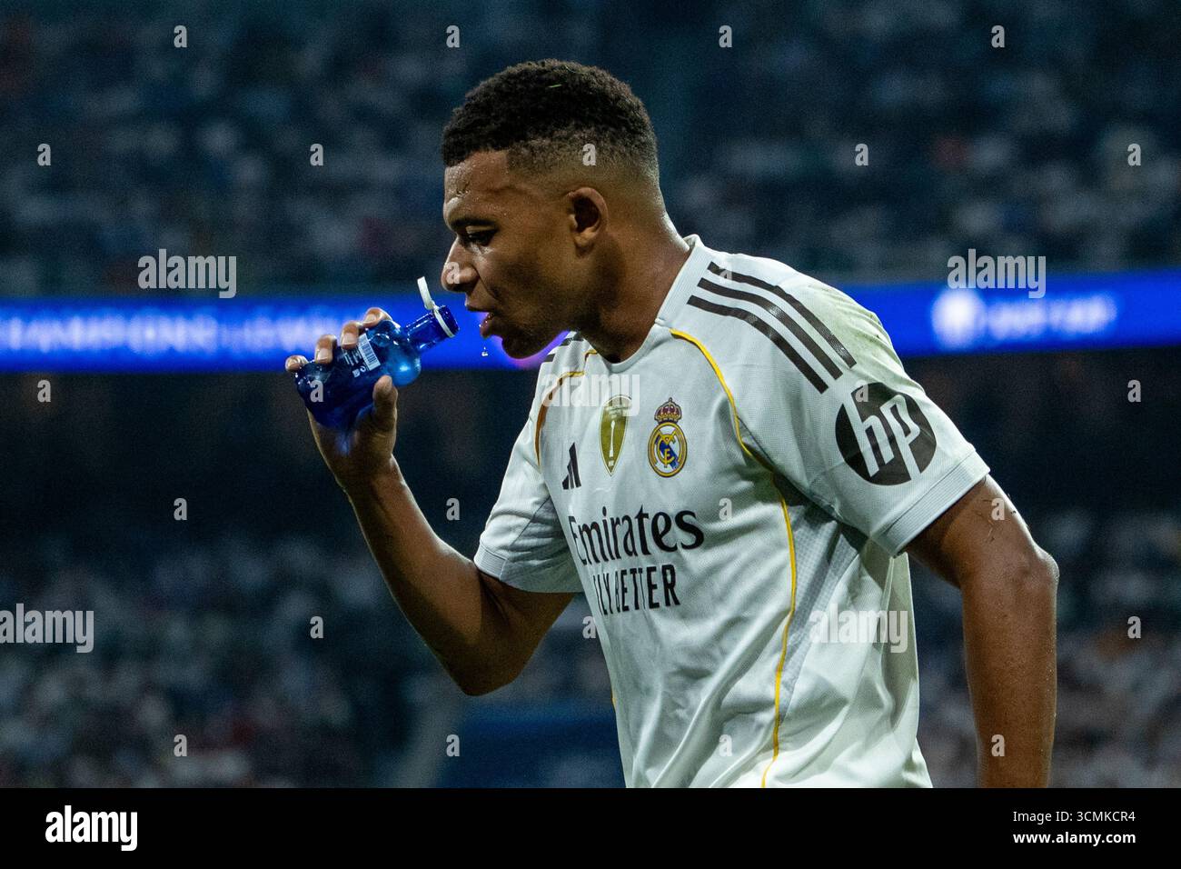 Kylian Mbappé, Real Madrid player seen during the UEFA Champions League ...