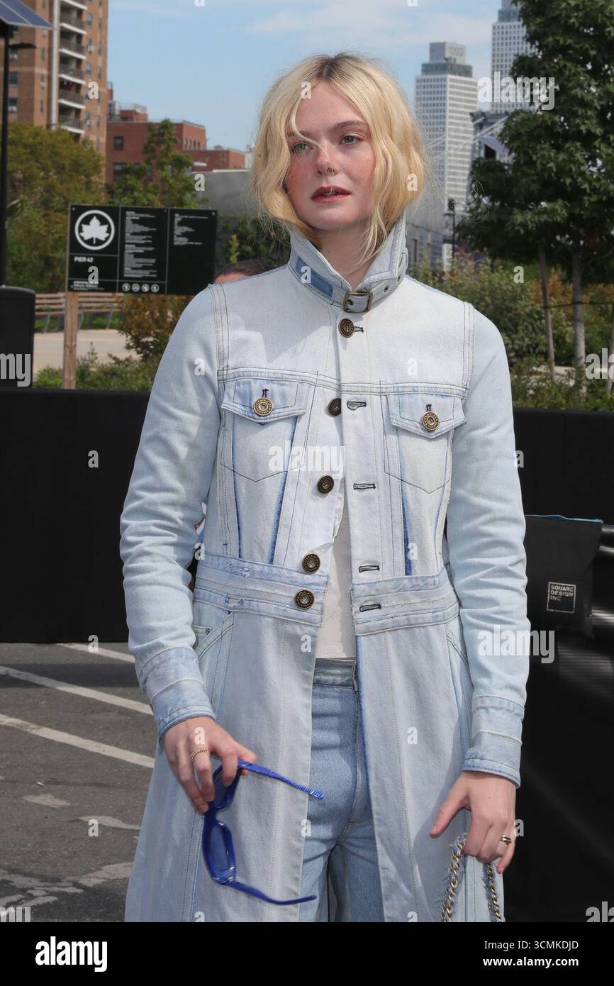 NEW YORK, NEW YORK – SEPTEMBER 15: Elle Fanning attends the Coach ...