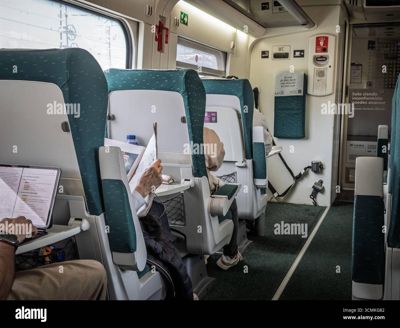 Euromed train interior hi-res stock photography and images - Alamy