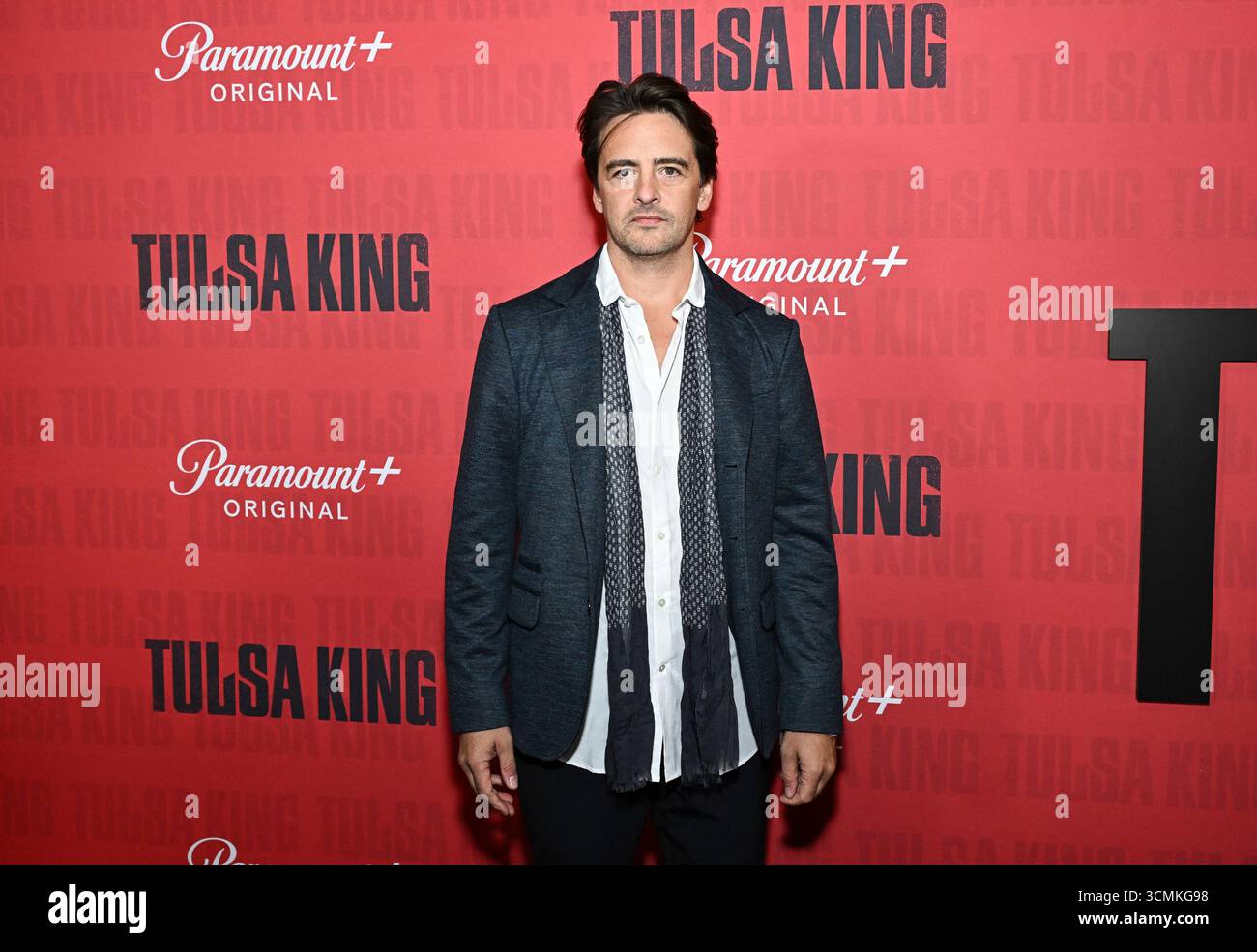 Vincent Piazza attends the Paramount+ premiere of "Tulsa King" Season 3 at The Langham Hotel on ...
