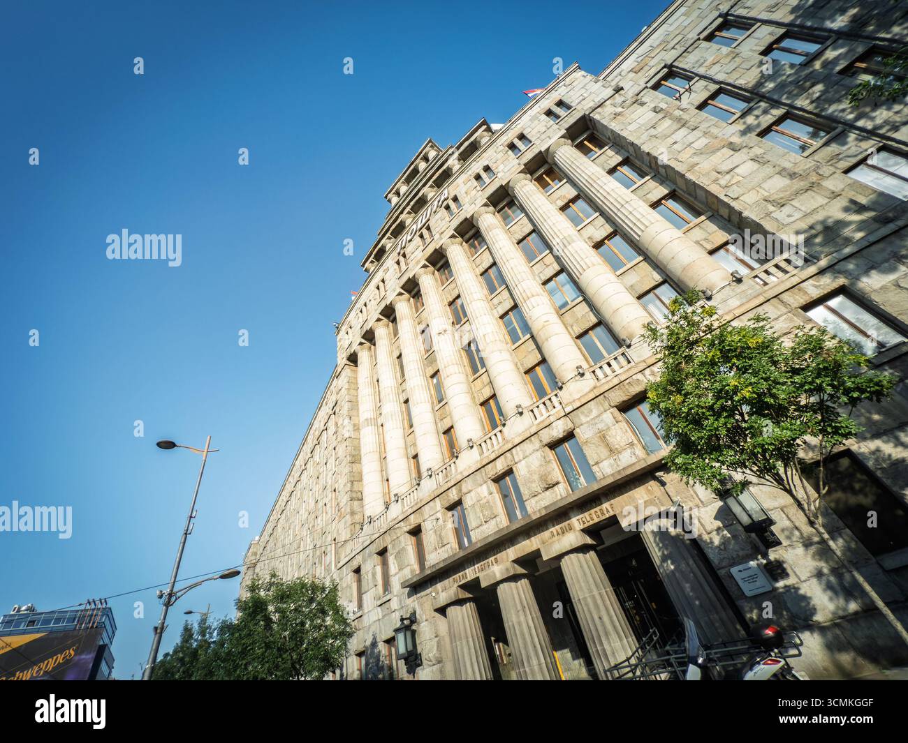 BELGRADE, SERBIA - JUNE 7, 2025: Glavna posta, Belgrade main post ...