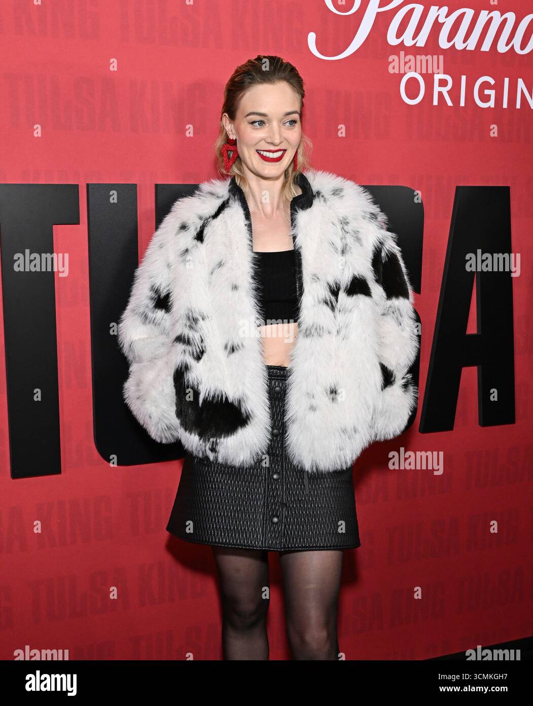 Bella Heathcote attends the Paramount+ premiere of "Tulsa King" Season ...