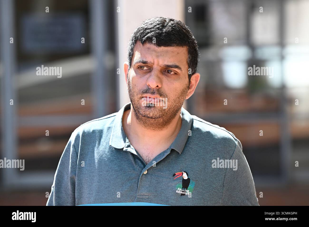 Saif Nafel departs the Campbelltown Local Court in Sydney, Wednesday ...