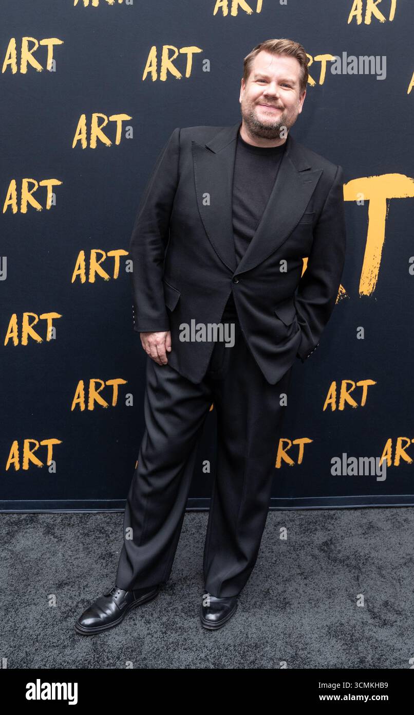 James Corden attends Opening night for 'ART' play on Broadway at Music ...