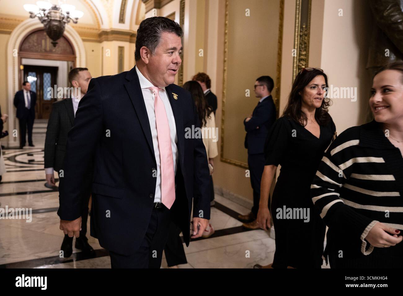 Rep. Nick LaLota (R-N.Y.) departs a vote at the U.S. Capitol Sept. 16 ...