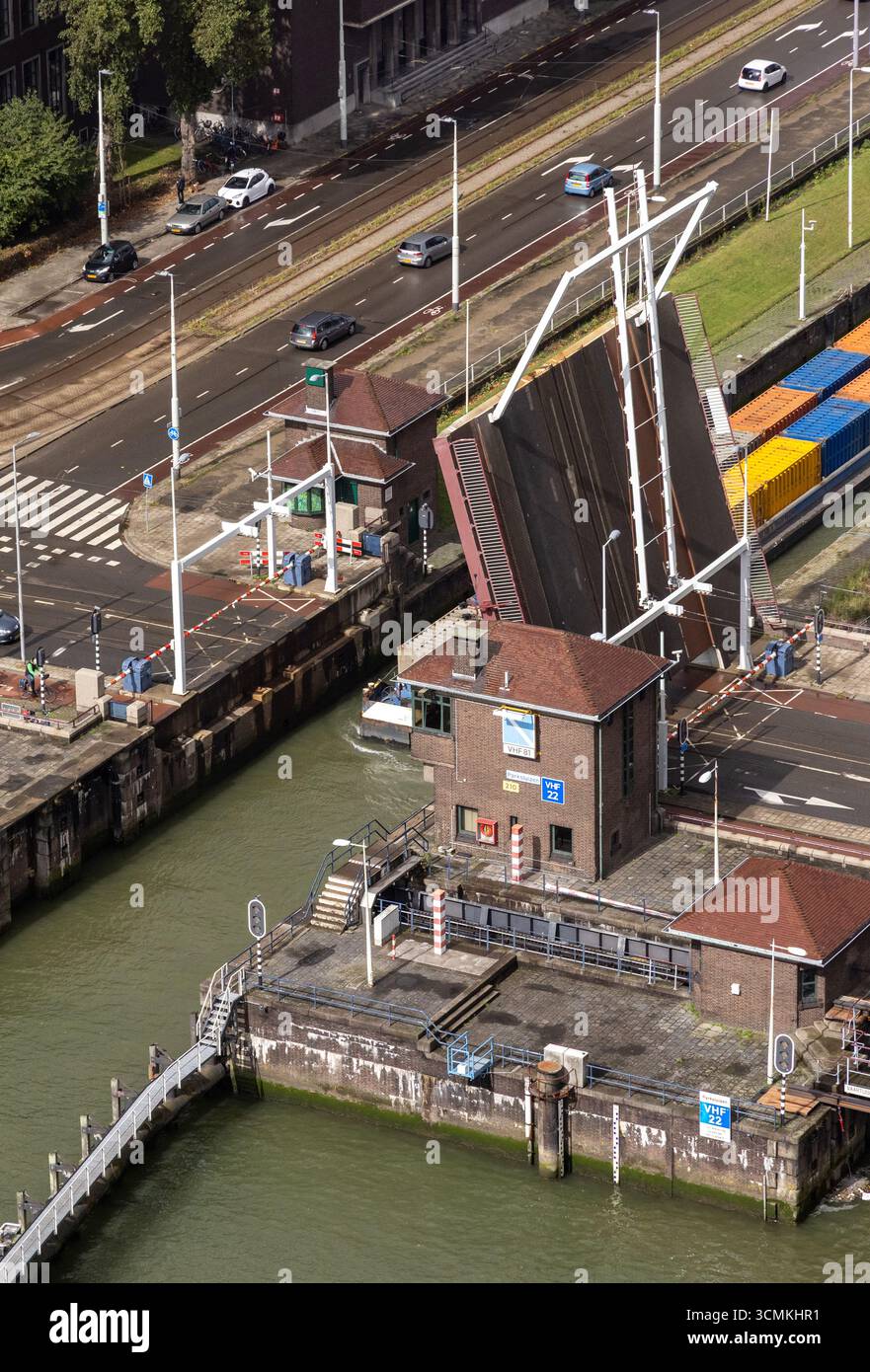 ROTTERDAM, THE NETHERLANDS - SEPTEMBER 13, 2025 - Drawbridge opening ...