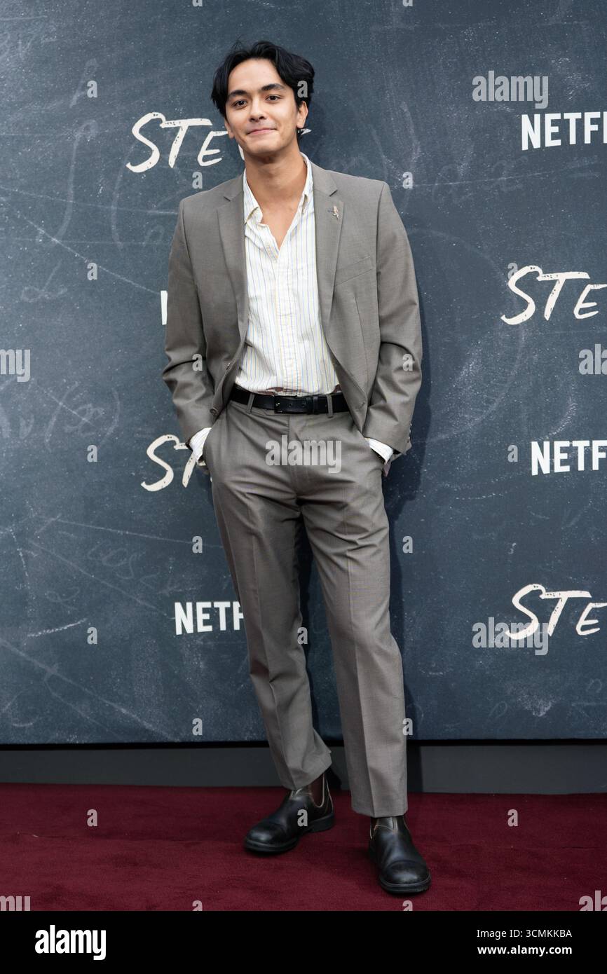 Tom Moya attends the "Steve" UK Premiere at the Curzon Mayfair. (Photo ...