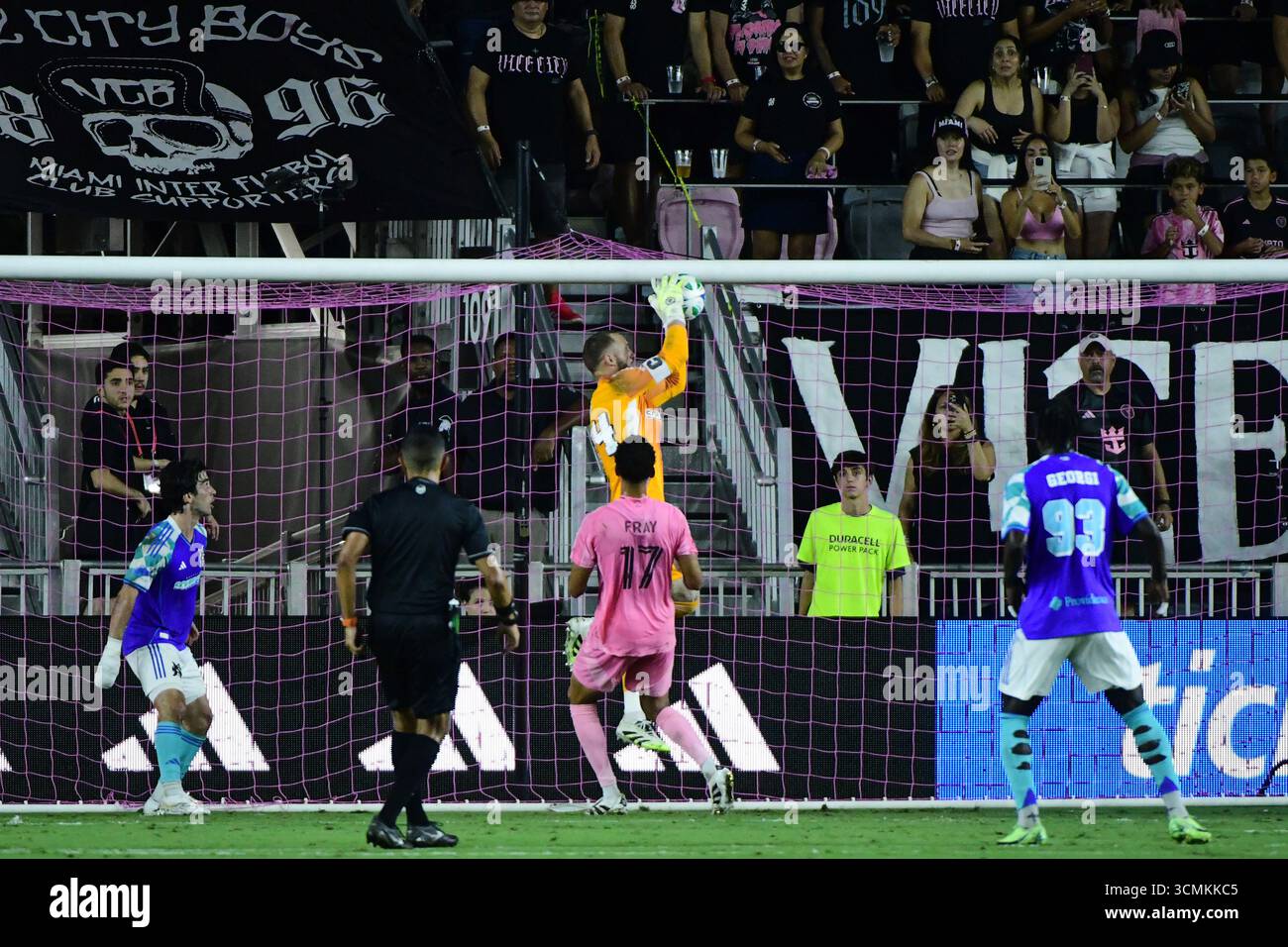 Seattle Sounders goalkeeper Stefan Frei (24) grabs the ball out of the ...