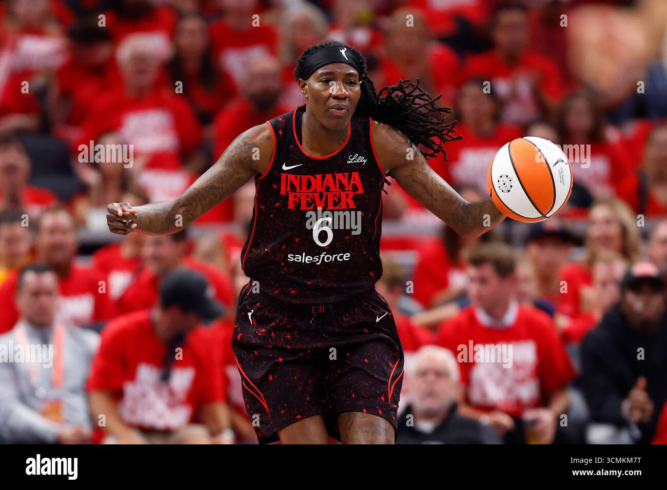 INDIANAPOLIS, IN - SEPTEMBER 16: Indiana Fever forward Natasha Howard ...
