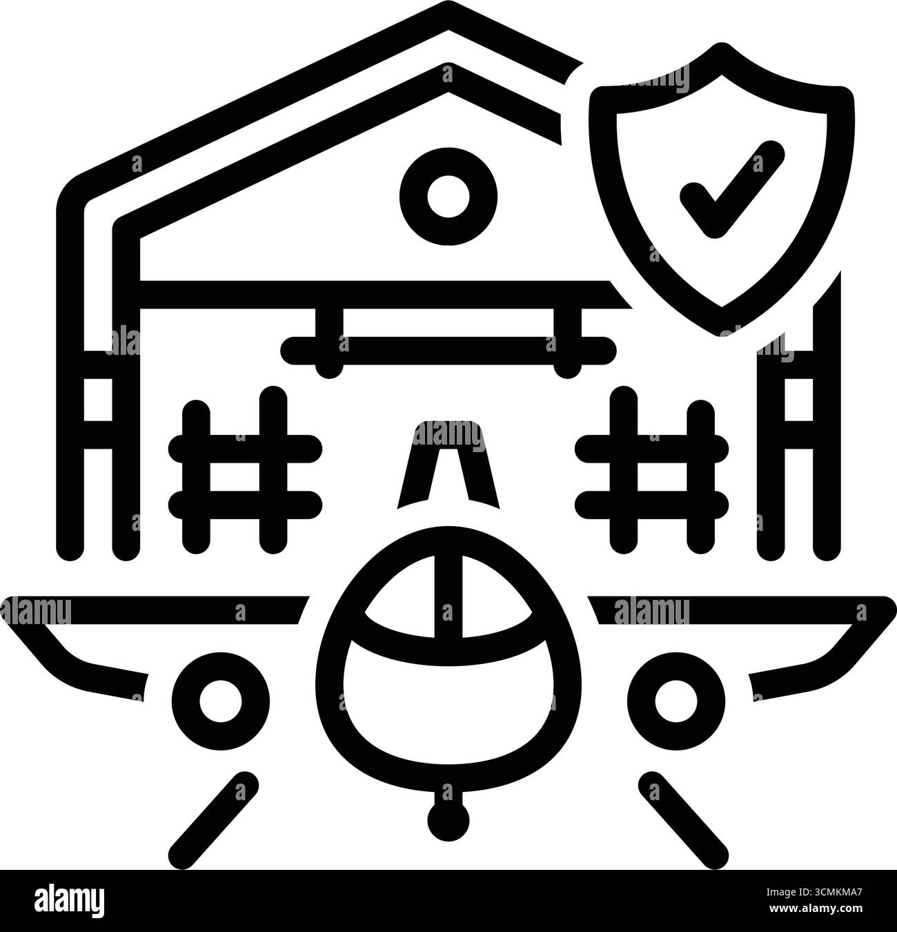 Icon aviation safety Stock Vector Images - Alamy