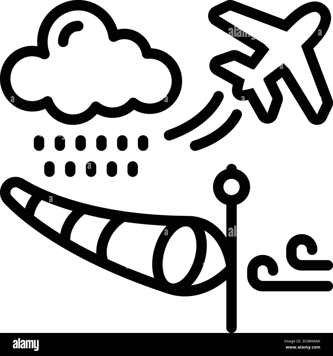 Icon aviation weather Cut Out Stock Images & Pictures - Alamy