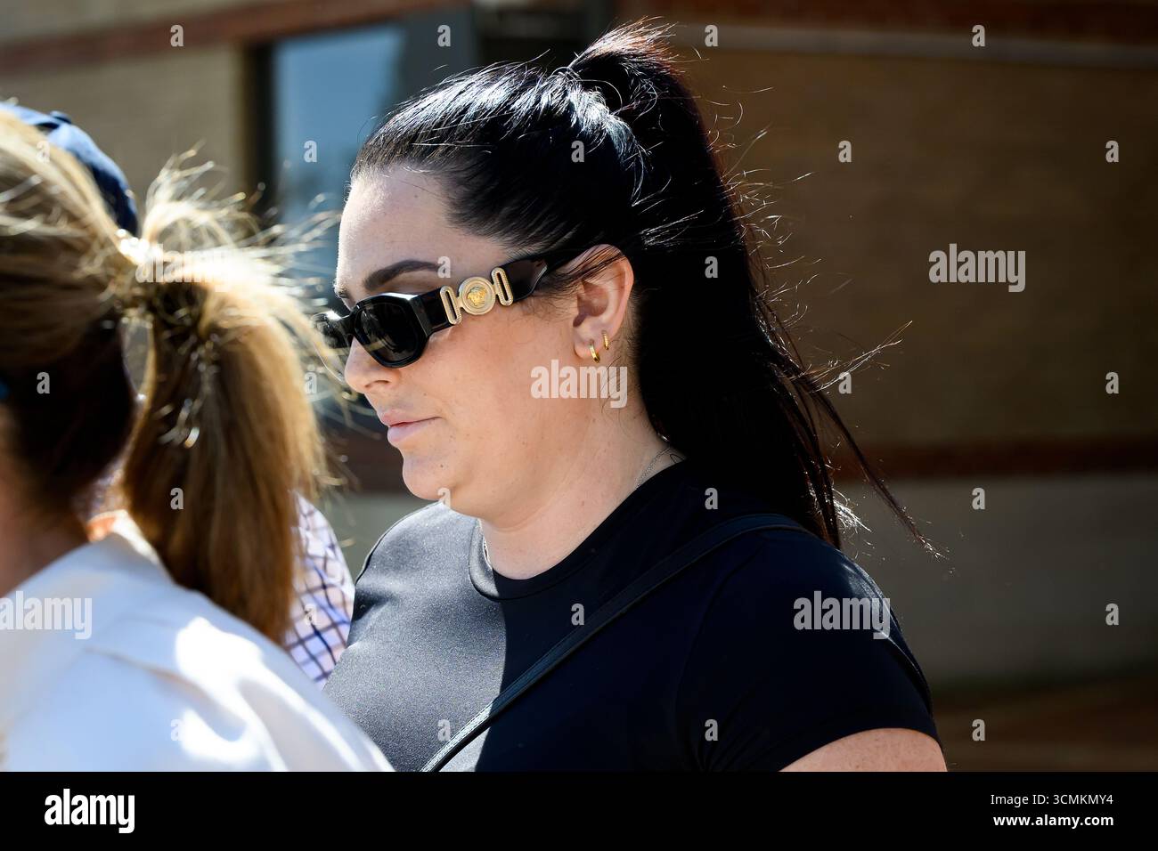 Tayla Brailey departs the Campbelltown Local Court in Sydney, Wednesday ...