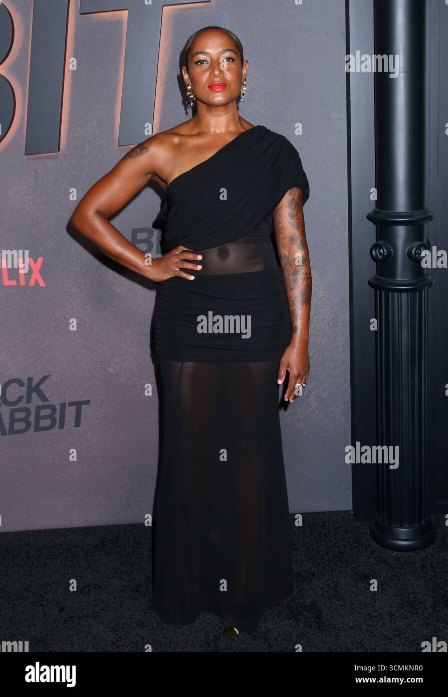 New York City, USA. 16th Sep, 2025. Amaka Okafor attending Netflix's ...