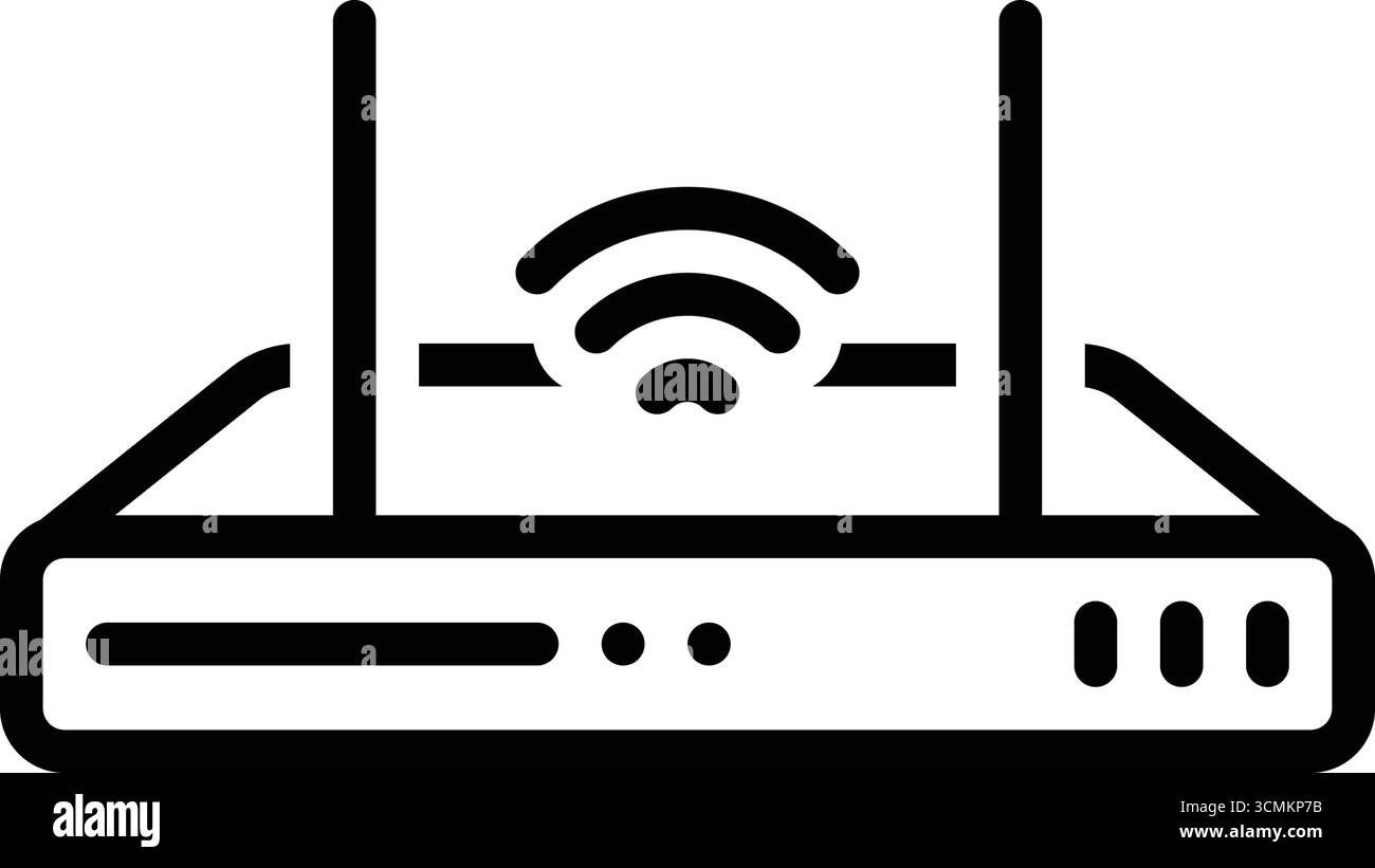 Wireless router access point Stock Vector Images - Alamy