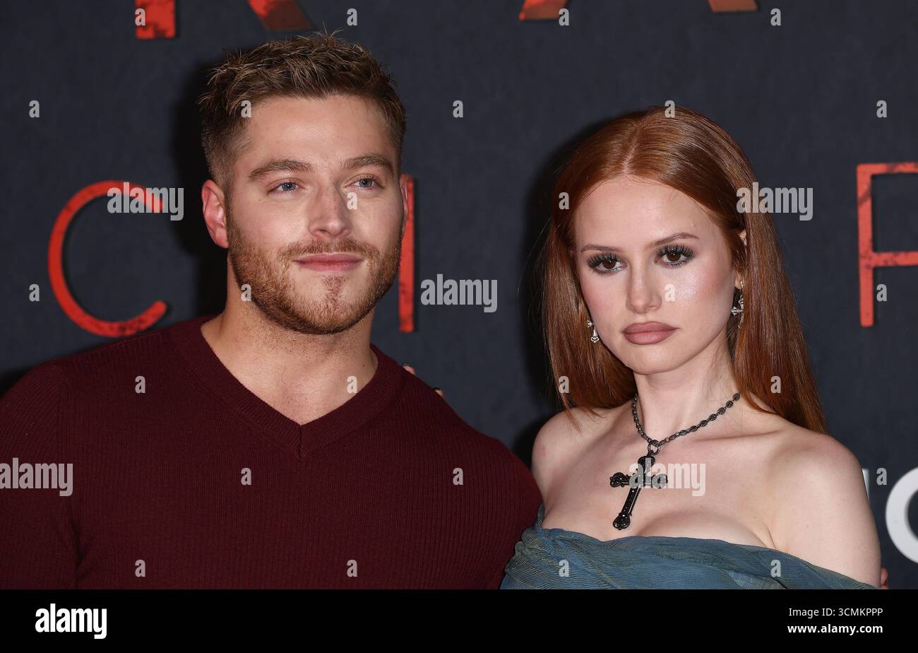 Froy Gutierrez, Madelaine Petsch arrives at The LA Special Screening of ...
