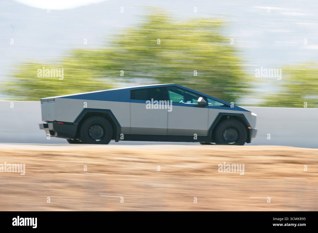 Tesla cybertruck electric vehicle hi-res stock photography and images ...