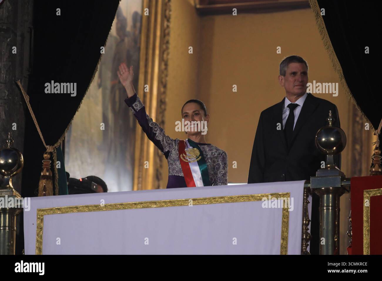 Non Exclusive: Mexican President Claudia Sheinbaum Pardo delivers the ...