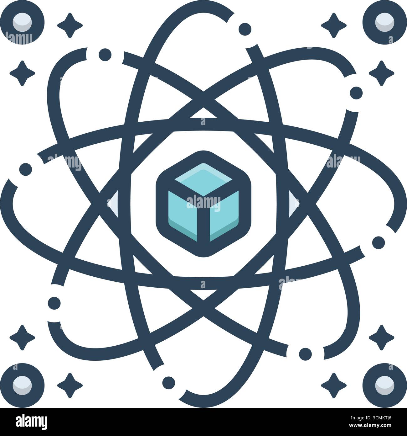 Icon physics knowledge Cut Out Stock Images & Pictures - Alamy