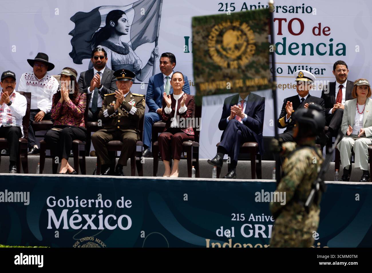 Military Parade For The 215th Anniversary Of Mexican Independence Day L ...