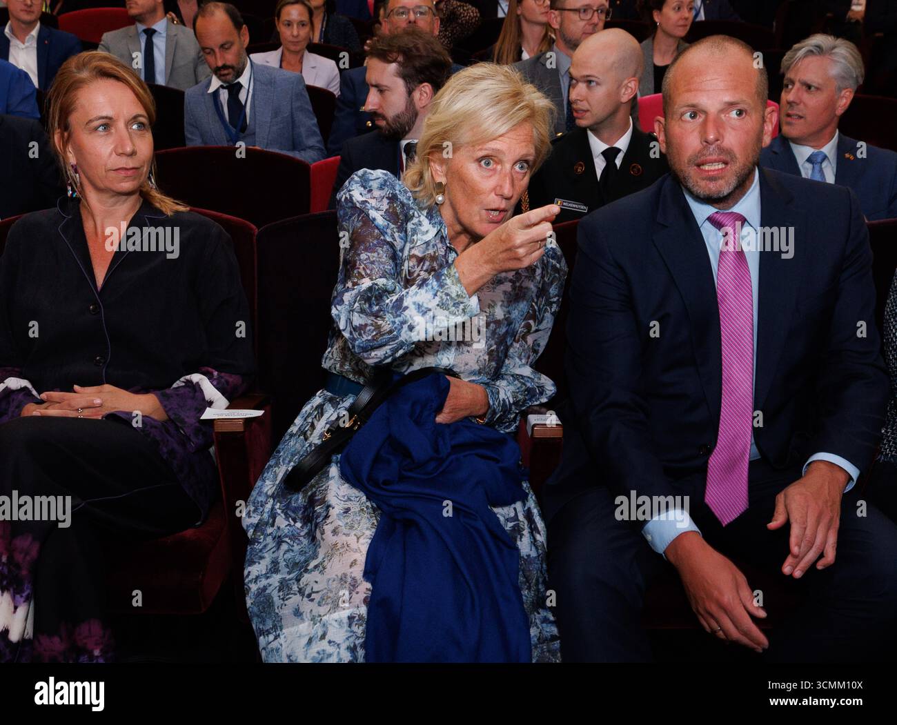 Brussels, Belgium. 16th Sep, 2025. Brussels region State Secretary of ...