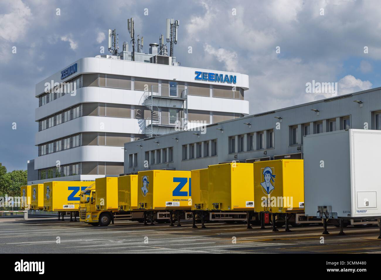 The main building of the Zeeman headquarters in Alphen aan den Rijn ...