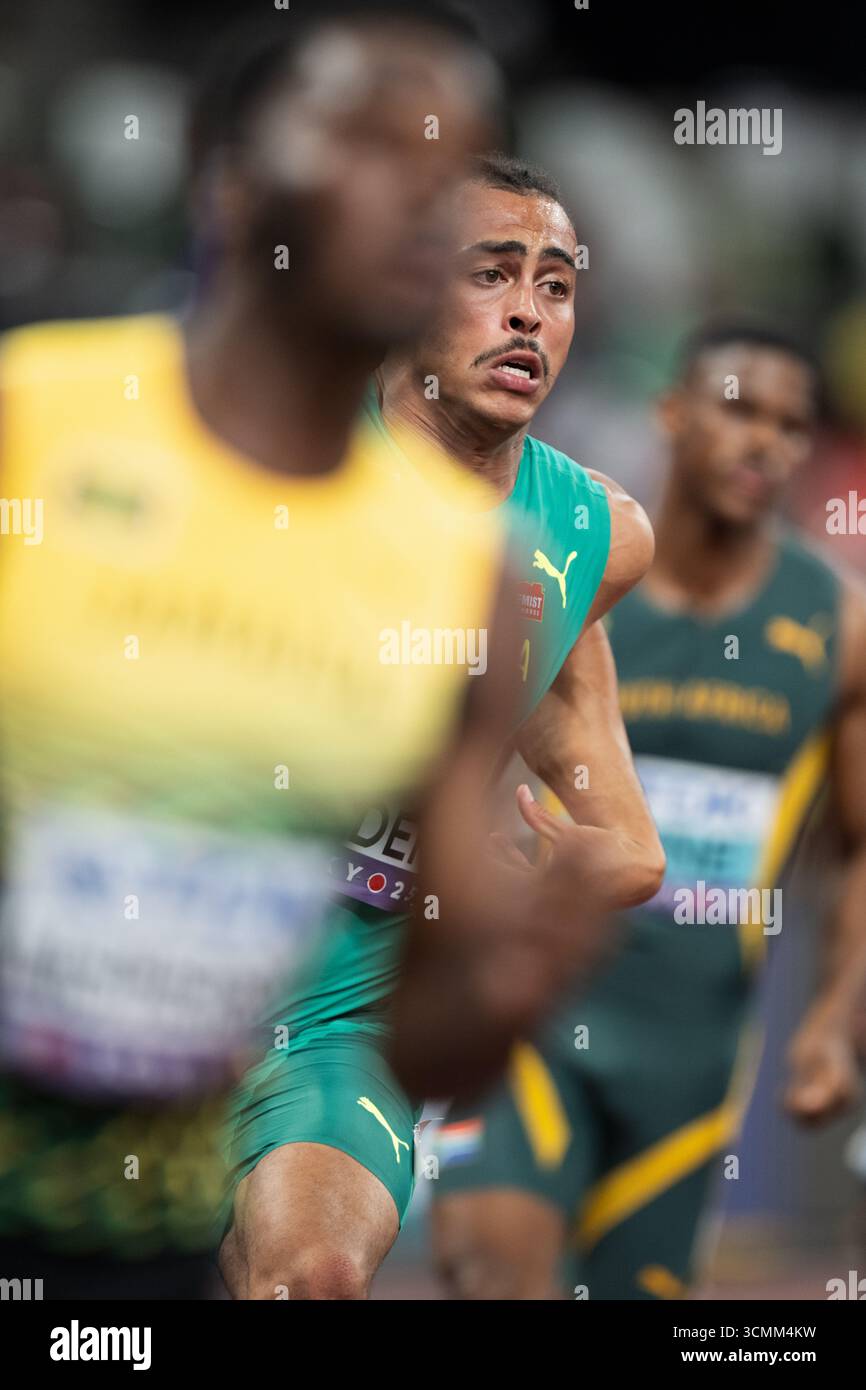 Reece Holder of Australia during the Men’s 400m Semi Final on Day 4 at ...