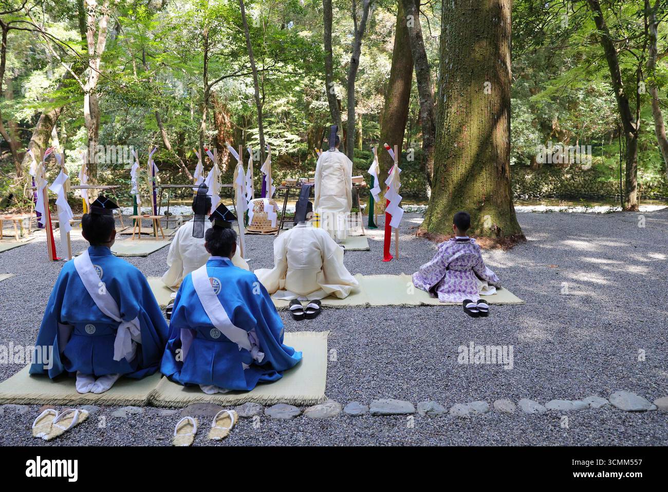 The Mifunashiro Festival was held at Ise Jingu Shrine in Ise City, Mie ...
