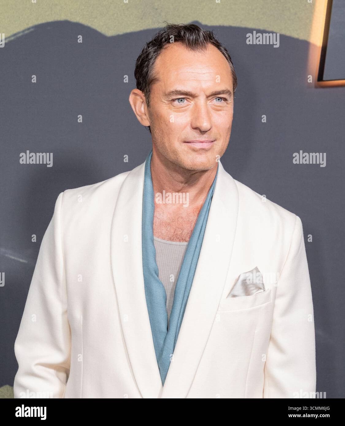 Jude Law attends Netflix premiere of 'Black Rabbit' at SVA Theatre in ...