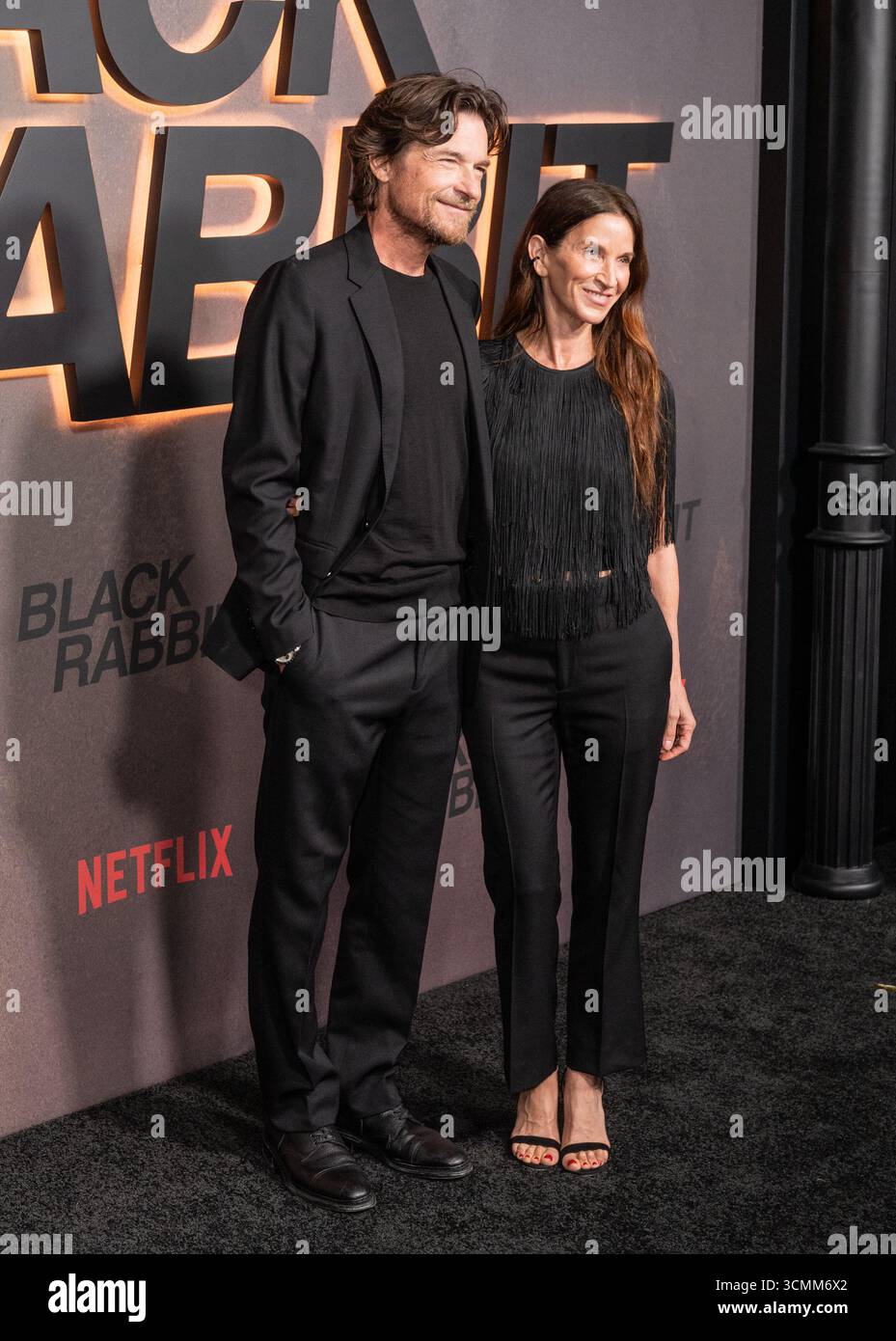 Jason Bateman and Amanda Anka attend Netflix premiere of 'Black Rabbit ...