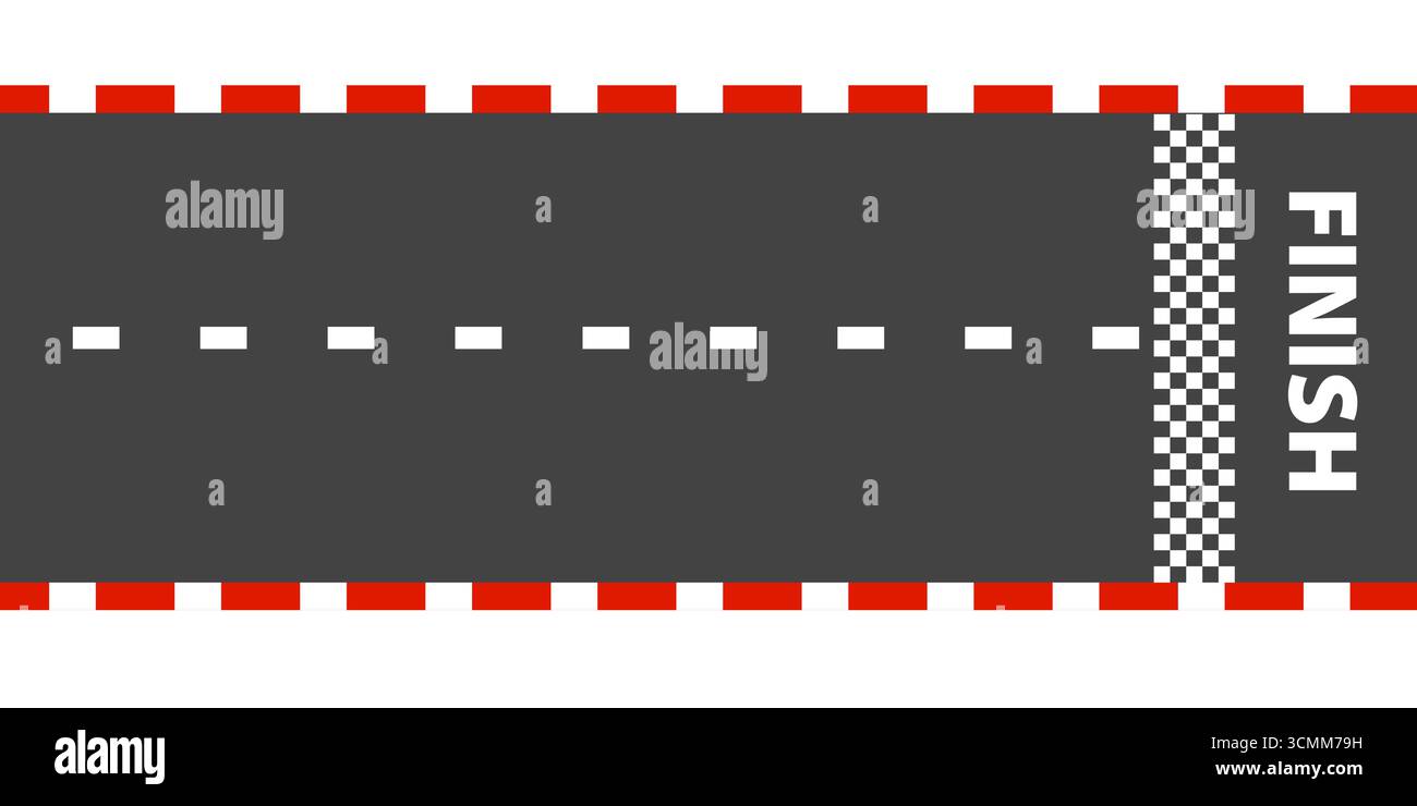 Race part road Finish top view asphalt track, sport speedway racetrack ...