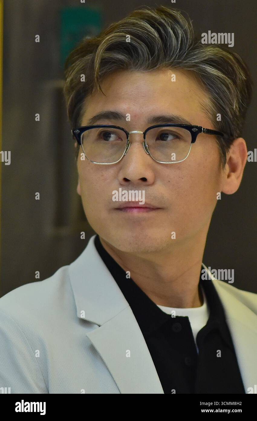 Chinese actor Li Naiwen attends an activity in Shenyang City, northeast ...